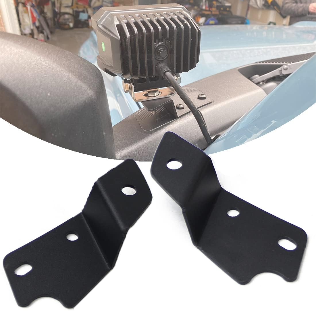 Amazon.com: Nilight 2PCS Lower Windshield Hinge Mounting Brackets A ...