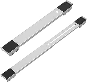 2 Pcs Extendable Appliance Rollers Mobile Washing Machine Base, Washing ...