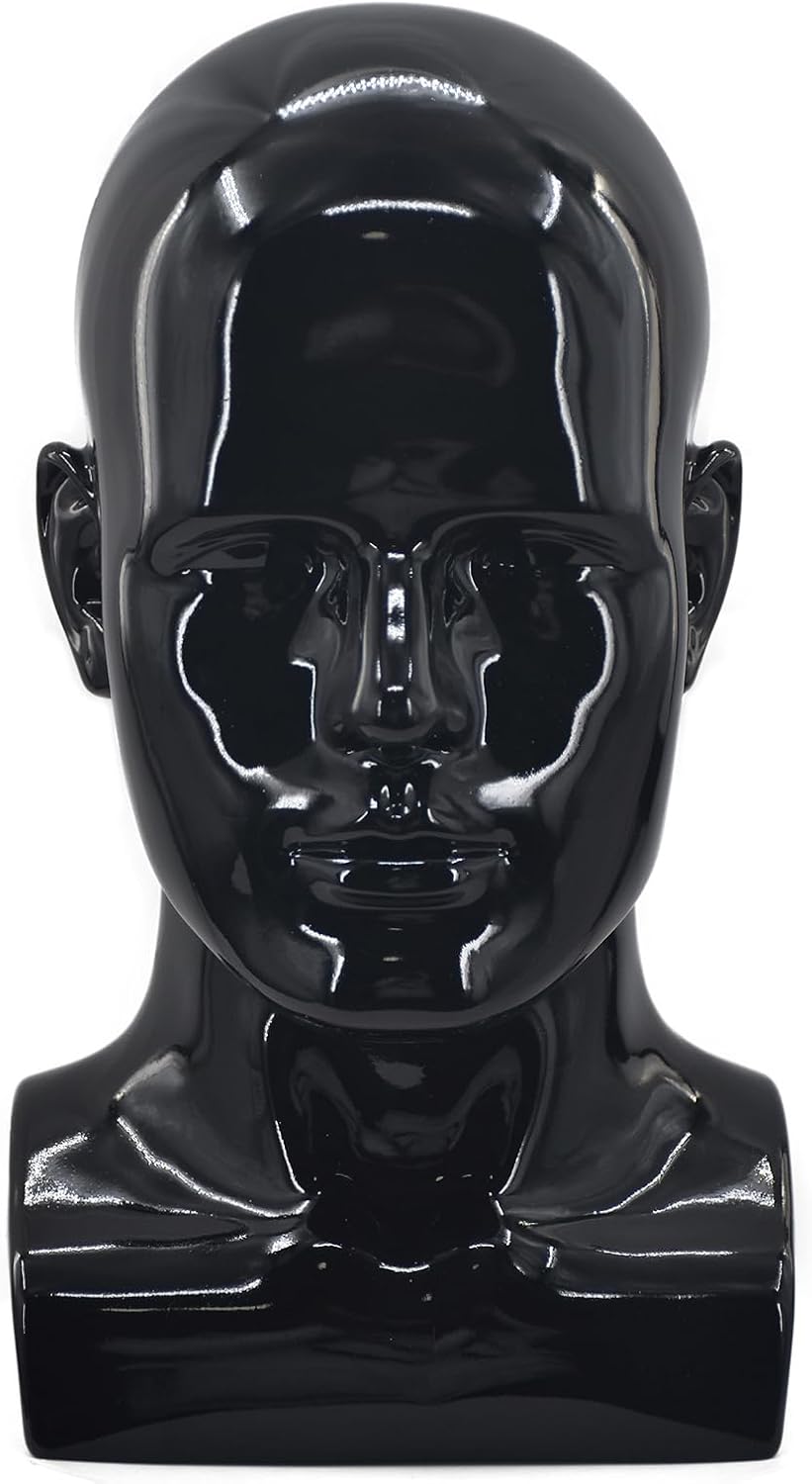 Amazon.com: Tcwuzick Male Mannequin Head Professional Manikin Head for ...