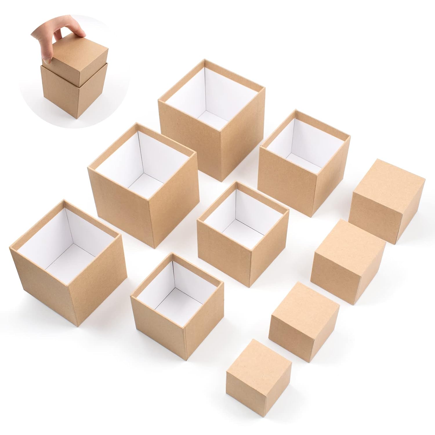 KeaJuidy Nesting Gift Boxes Set Prank Gift Boxes Gift Wrap Boxes Small ...