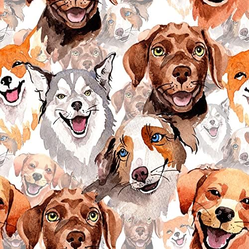 HelloWall Dog Wallpaper Peel and Stick Wallpaper Self Adhesive Cute ...