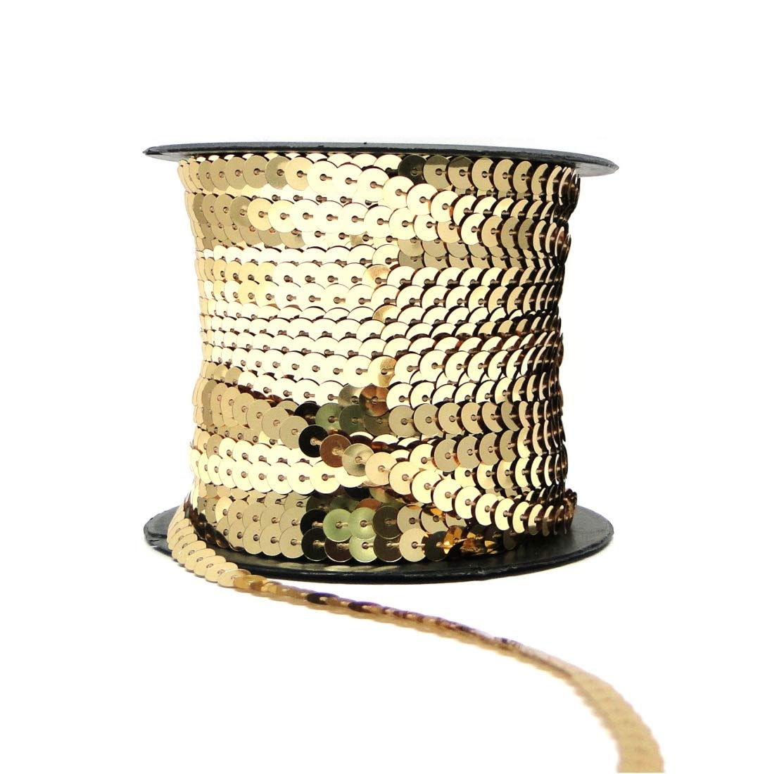 Sequin Trim Sequins Ribbon 6mm Strung Metallic Shiny Flat Sequins ...