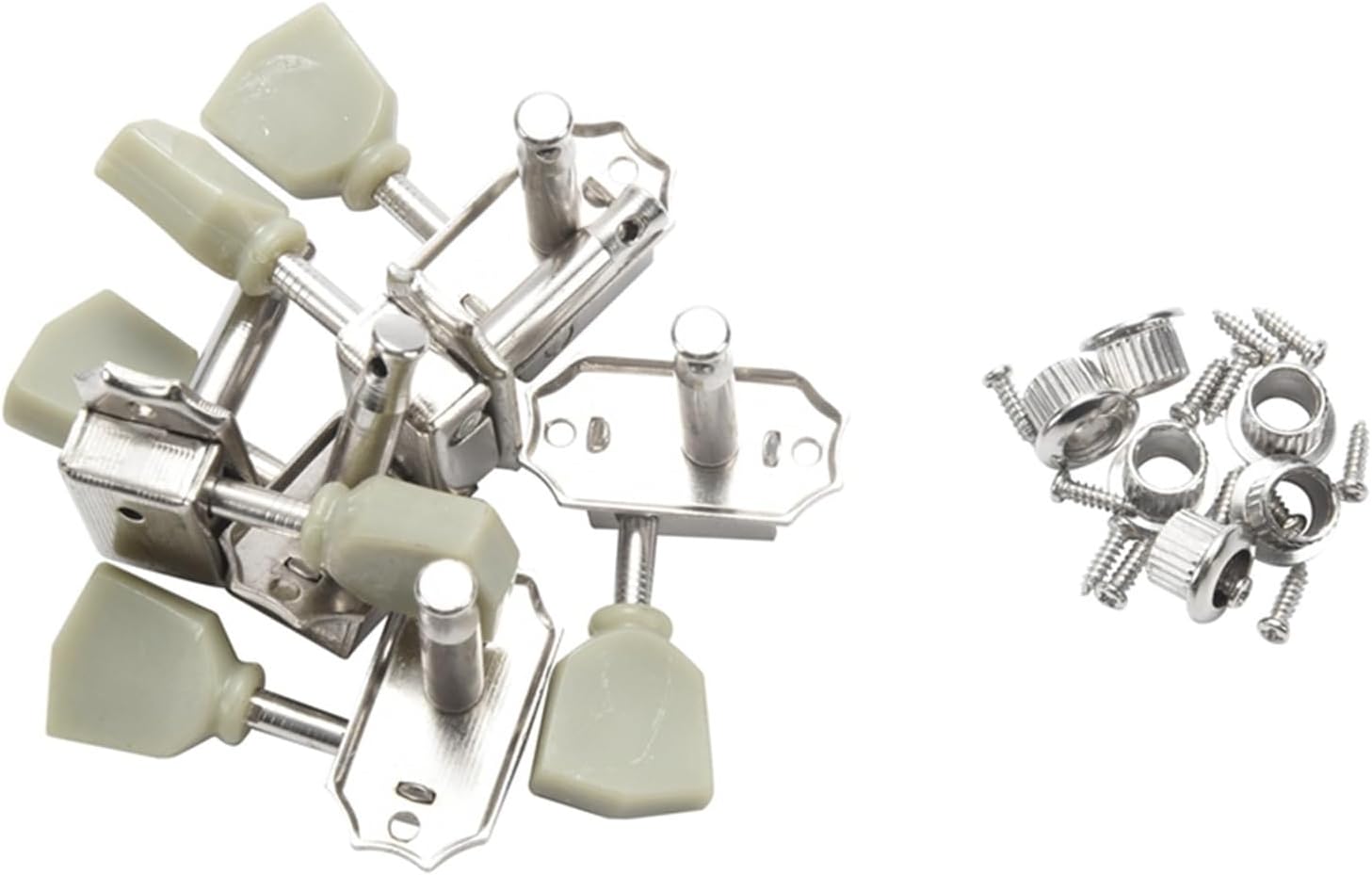 Amazon.com - Guitar Tuning Keys A Set 6 Pcs Trapezoid Button Locked ...