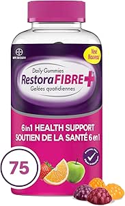 RestoraLAX Prebiotic Fiber Gummies for Digestive Health Support
