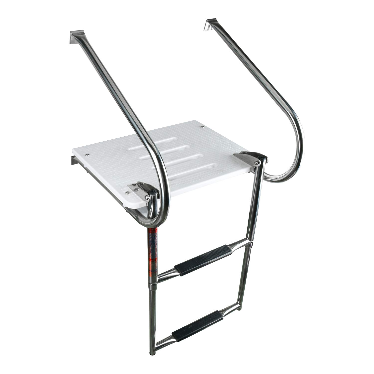 Buy YaeMarine2 Step Boat Inboard Swim Ladder, Under Platform Boat ...