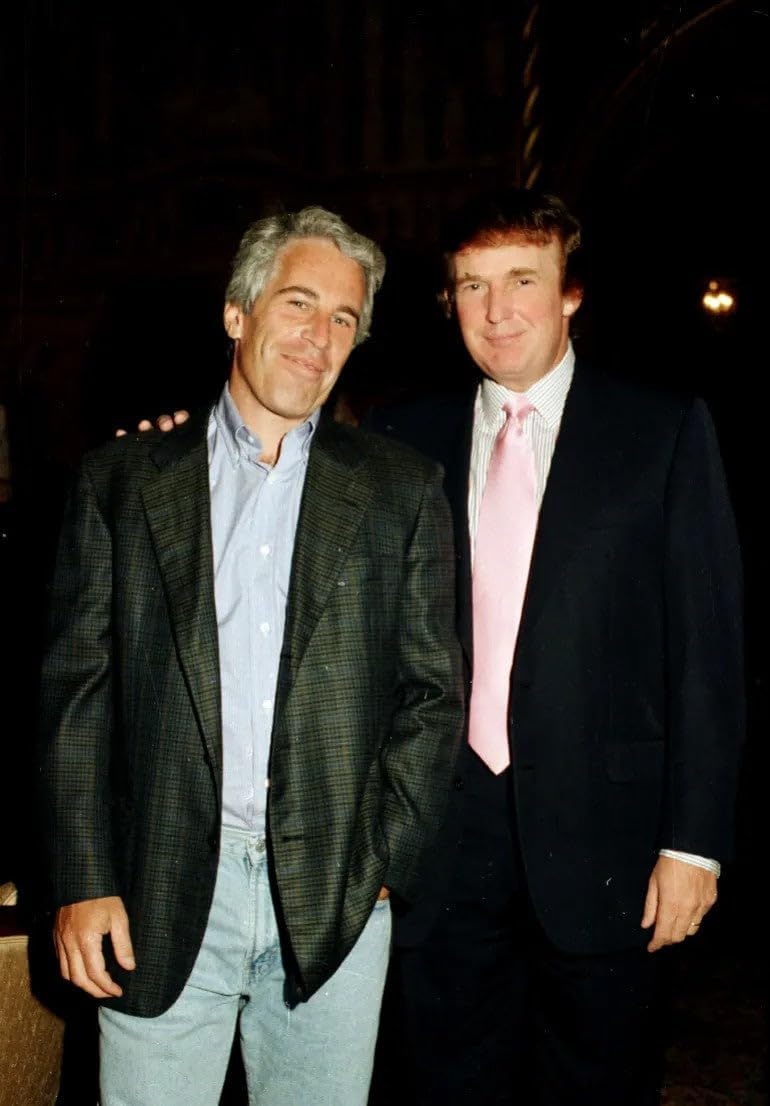 Amazon.com: ConversationPrints Donald Trump Jeffrey Epstein Glossy ...