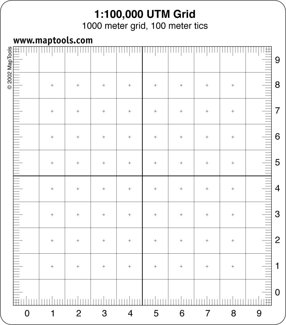 Maptools1 100 000 Scale Utm Grid | Desertcart INDIA