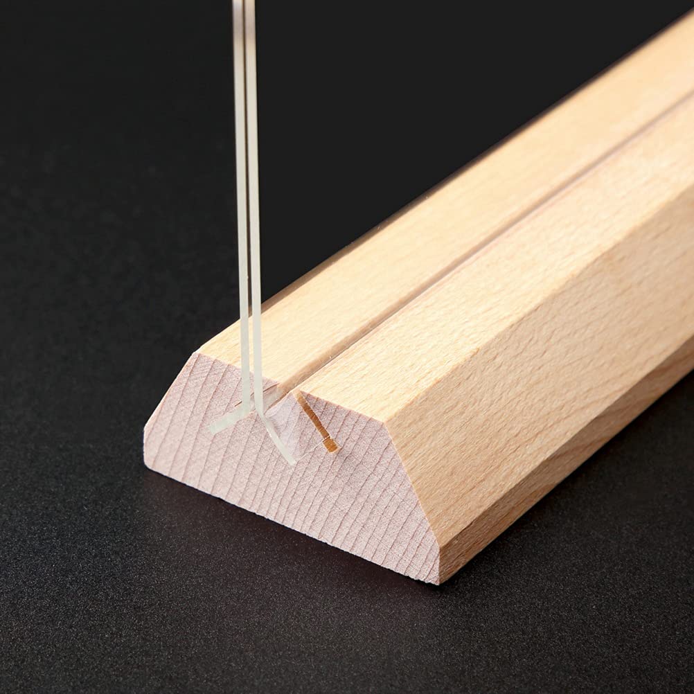 Acrylic Sign Holder A4 * 6 Pack (Wood Base), A4 Double-Side Ads Sign ...