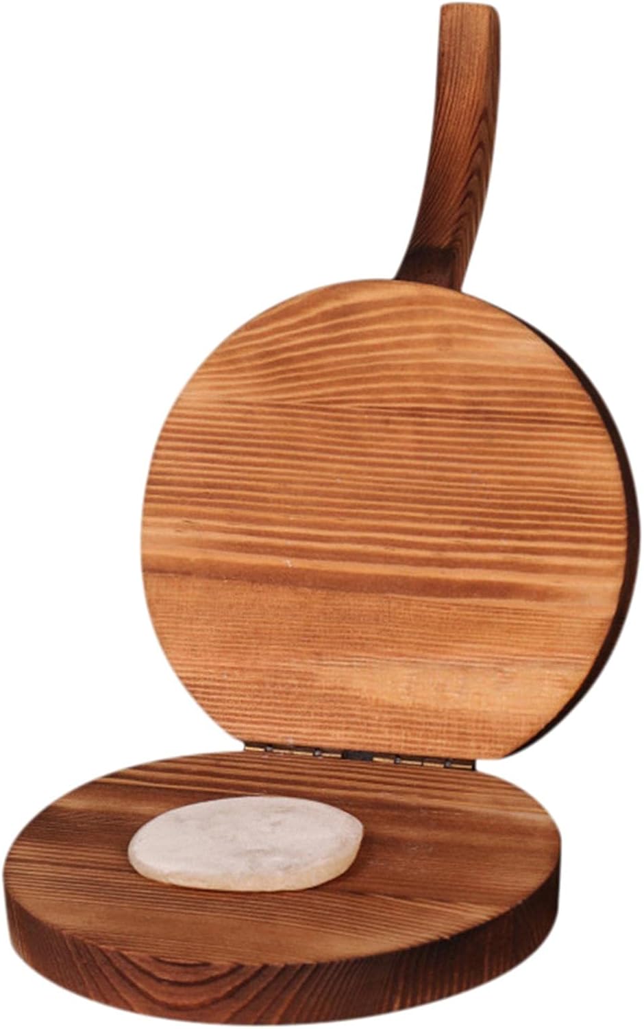 Amazon.com: nicything Wooden Dough Pressing Tool, Tortilla Press Wood ...