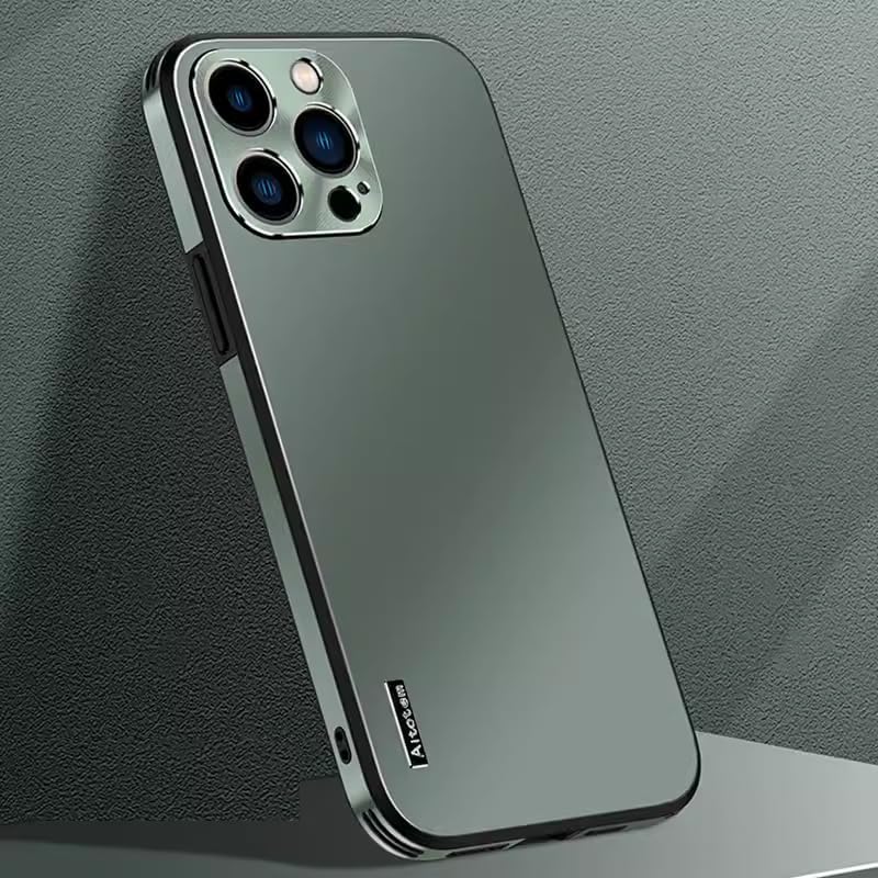 Amazon.com: GUSKIOUS for Slim Matte Metallic Luster+Silicone Frame Case ...