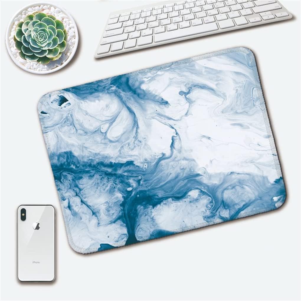 Visaccy Mouse Pad with Stitched Edge,220×180×3CM Square Personalized ...