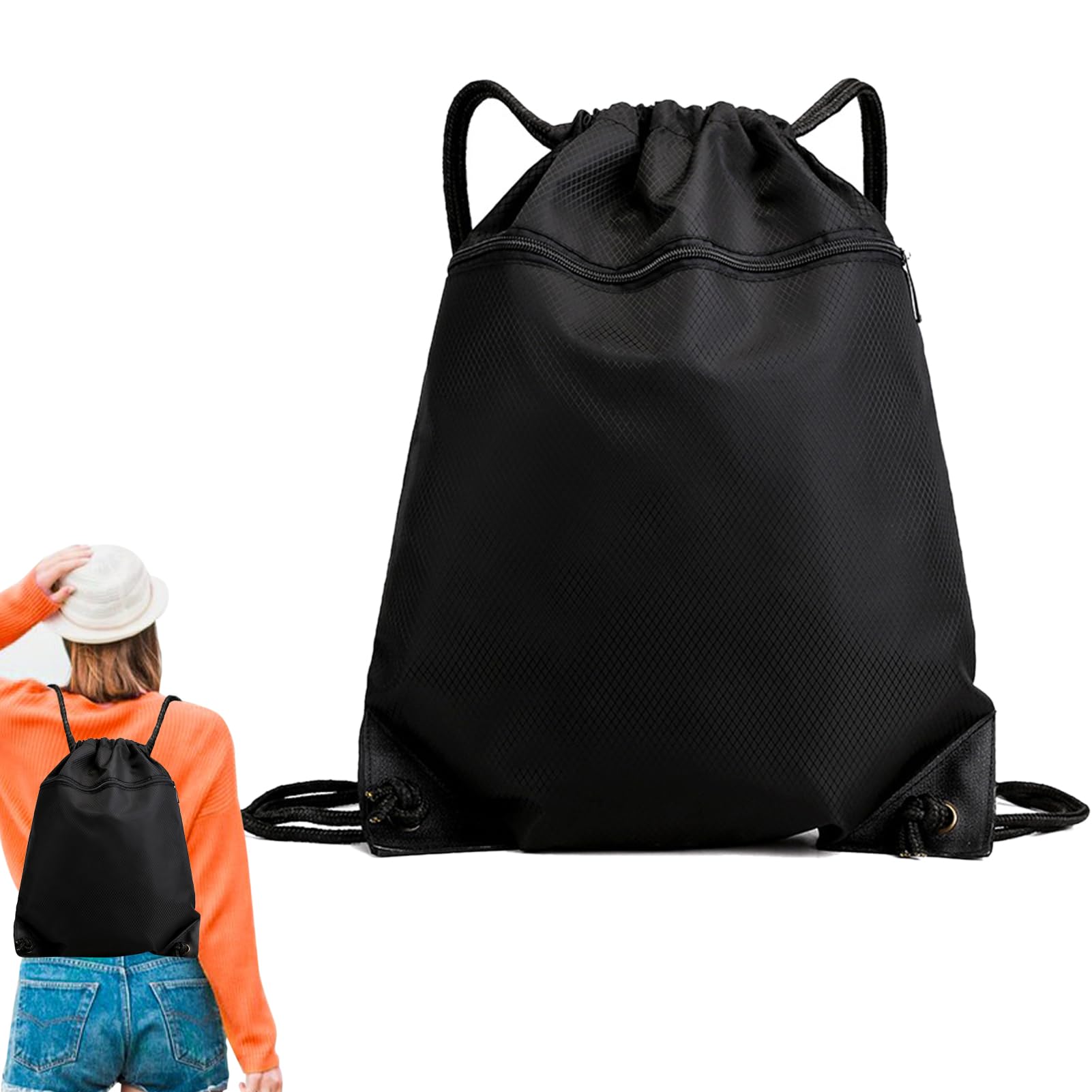 Gurfzcyuoo Drawstring Bags, Drawstring Gym Bags Swim PE Bags Drawstring ...