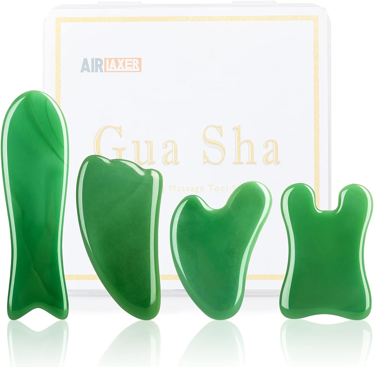Amazon.com: Treela 5 Pcs Gua Sha Massage Facial Tool Set and 1 Pcs Body ...