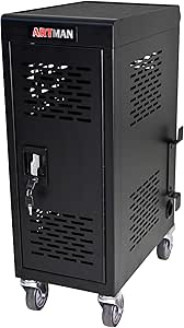 Amazon.com: 16-Device Mobile Charging Storage Cart and Cabinet, Locking ...