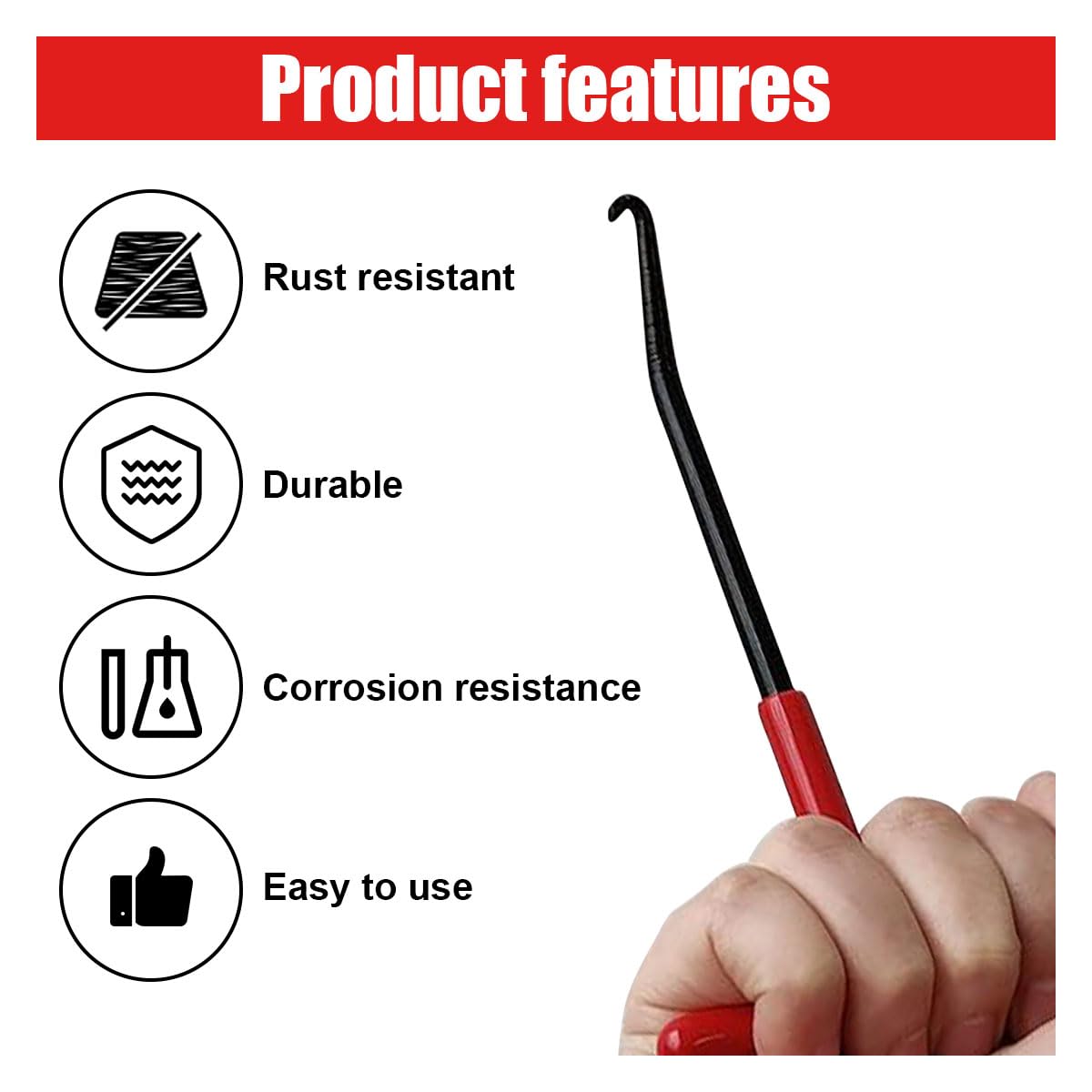 Snapklik.com : Motorcycle Exhaust Spring Hook, T Shaped Handle Exhaust ...