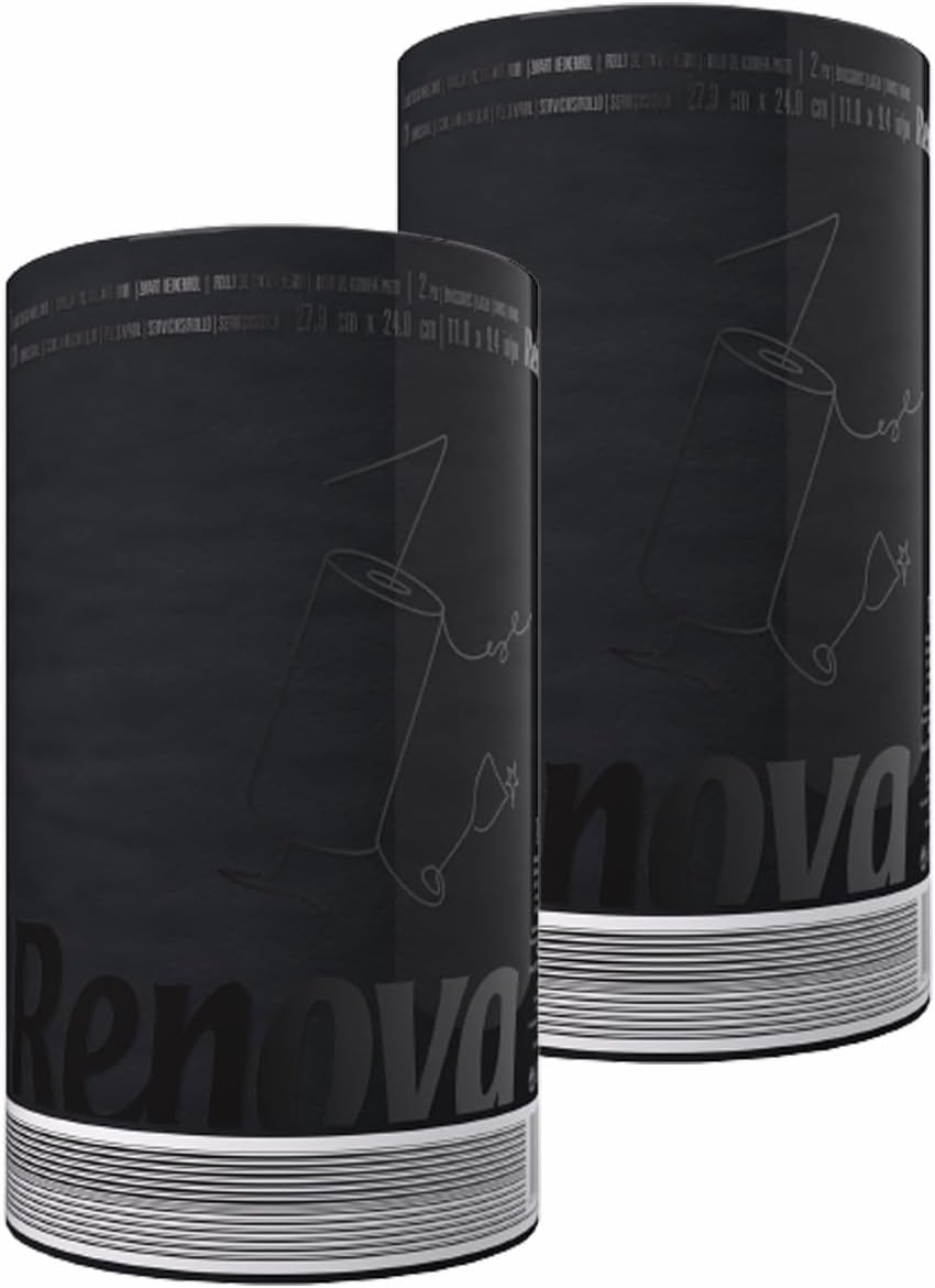 Amazon.com: Renova Paper Towel Jumbo Roll Set - 2 Rolls, 2 Ply, 120 ...