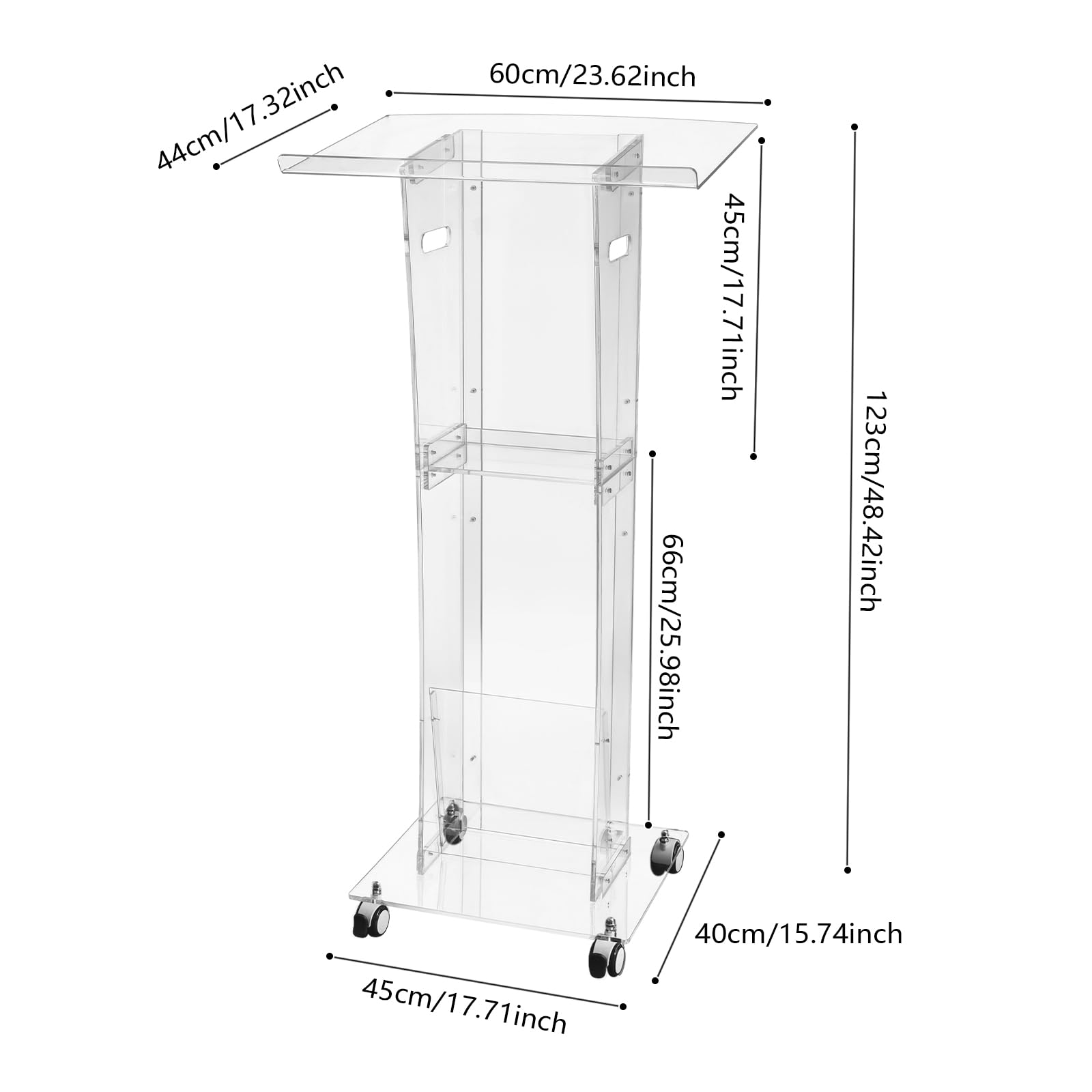 Rolling Podium For Teachers Buy Podiu Stand Portable, Wooden Rolling ...