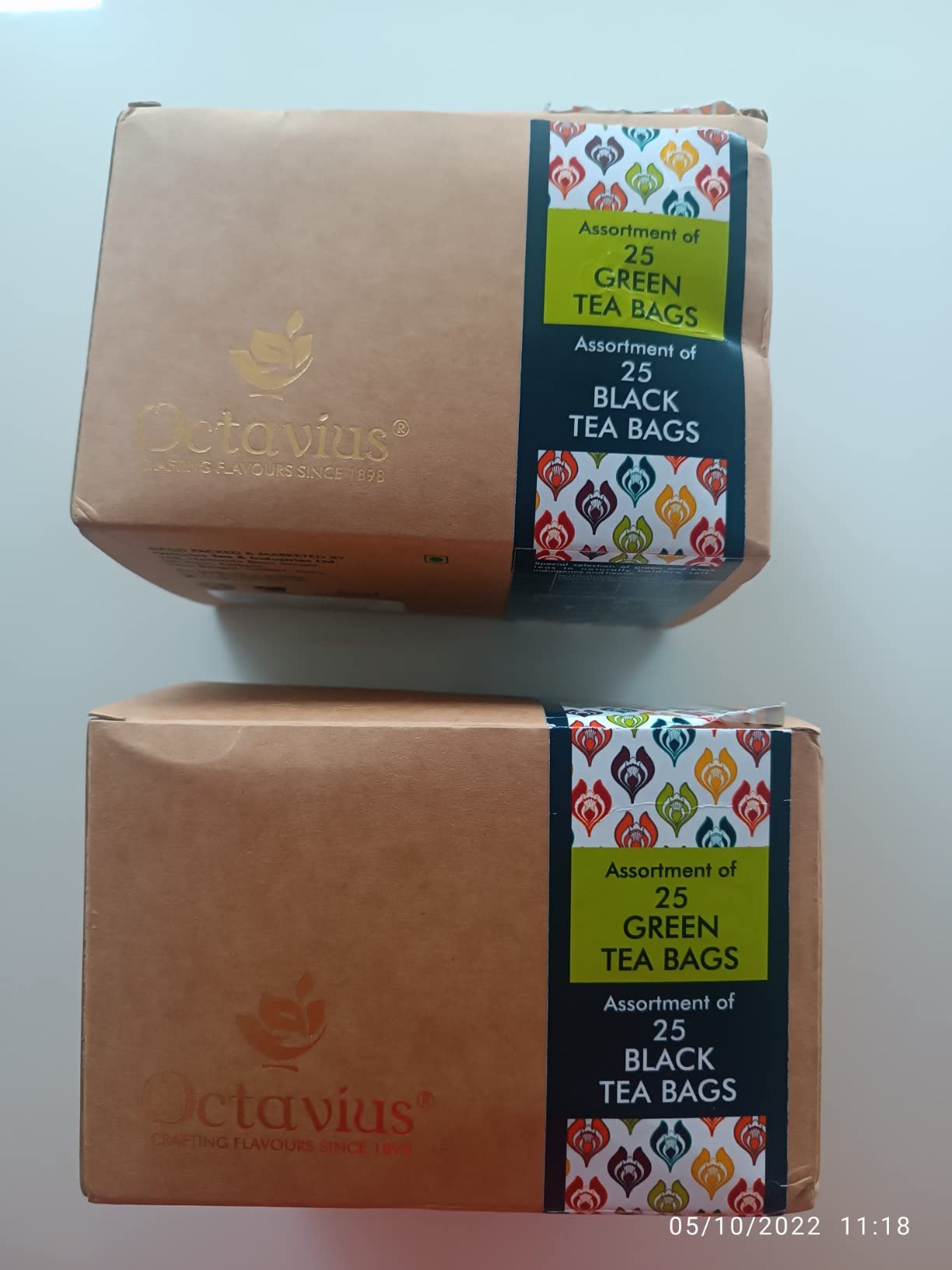 Octavius | Classic Assam Black Tea -100 Enveloped Tea Bags | Economy ...