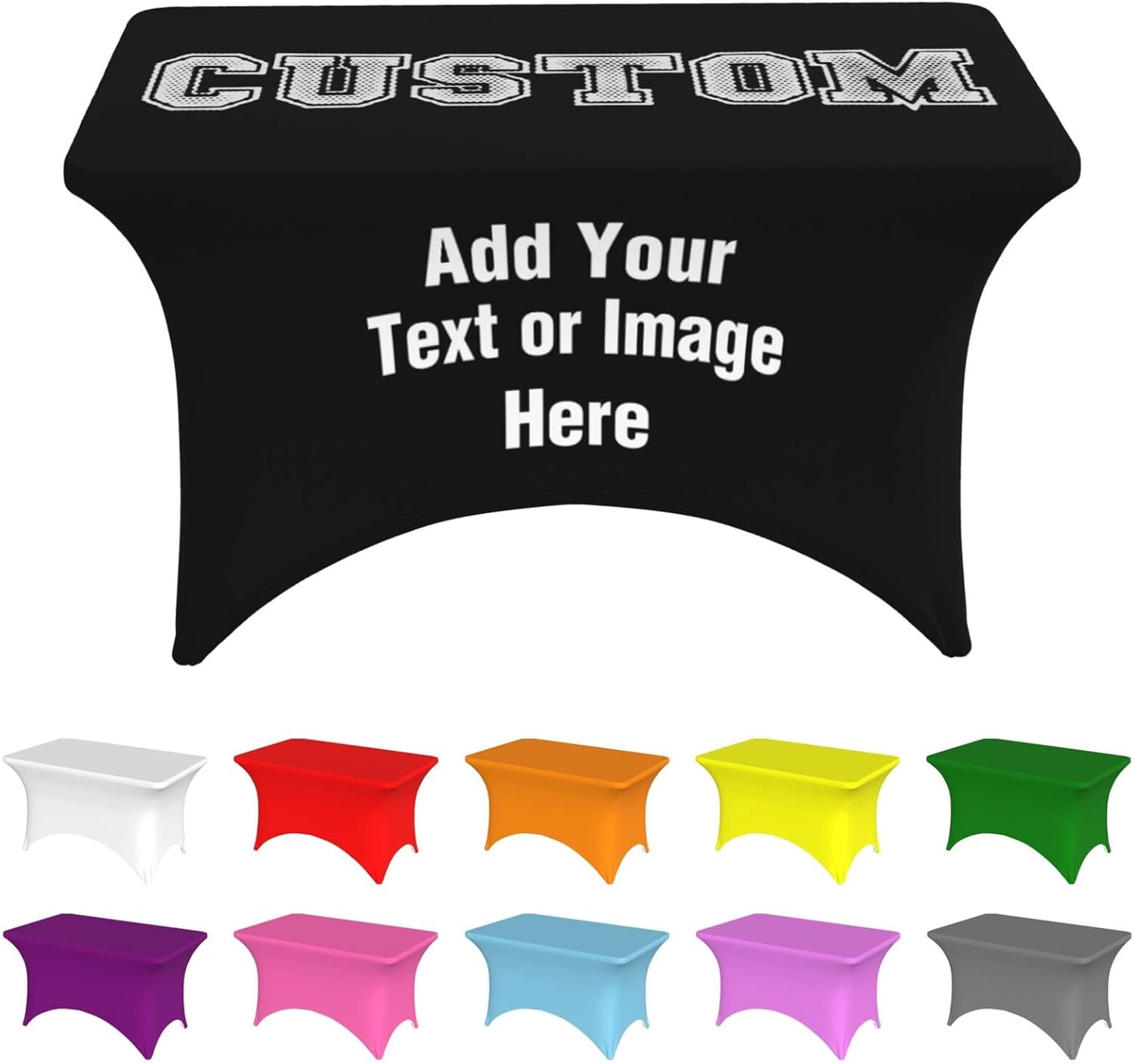 Amazon.com: Custom Table Cloth Custom Table Cloth with Business Logo ...