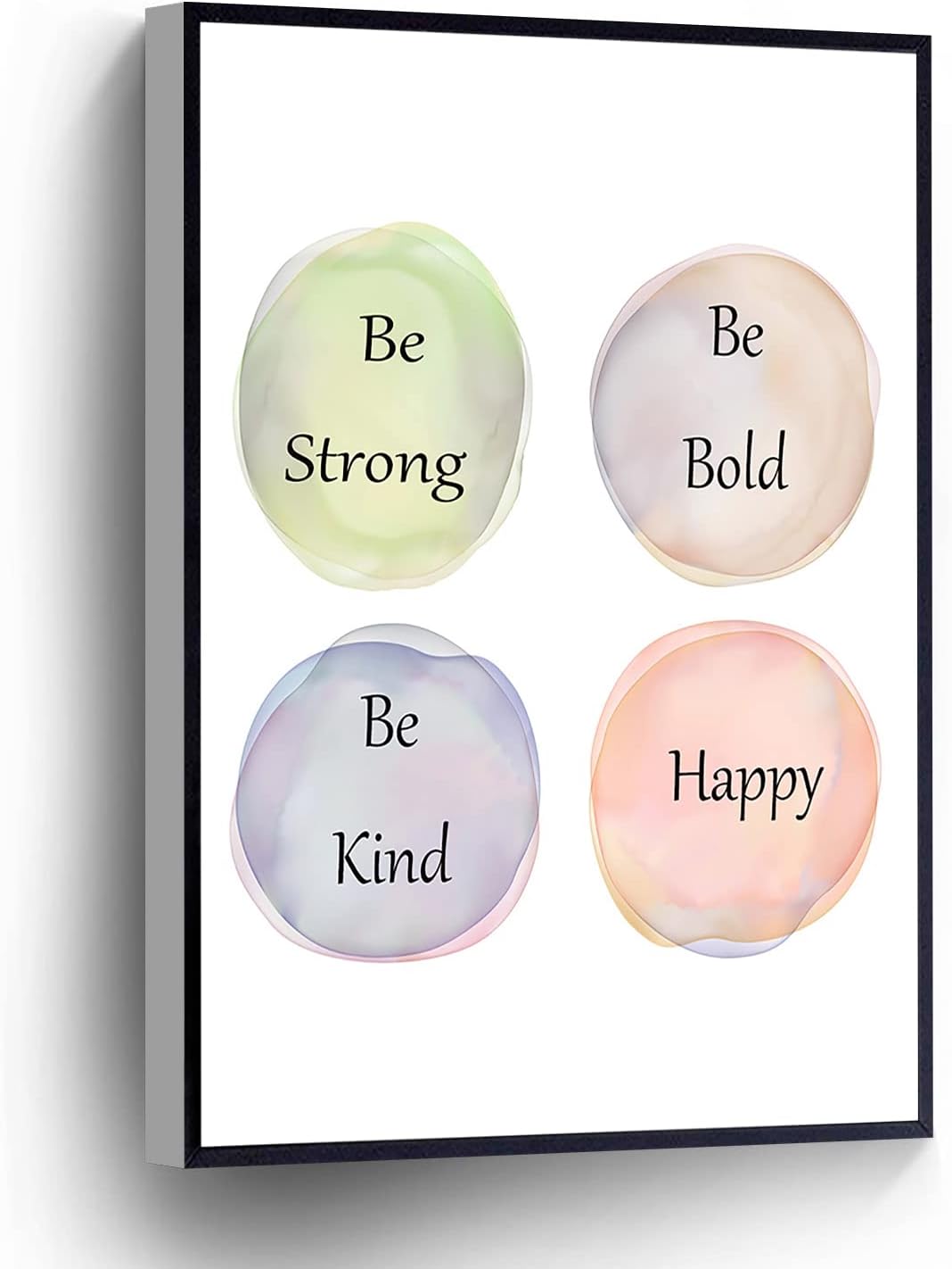 Amazon.com: PUCHYUCT Modern Canvas Wall Art Be Strong Be Bold Be Kind ...