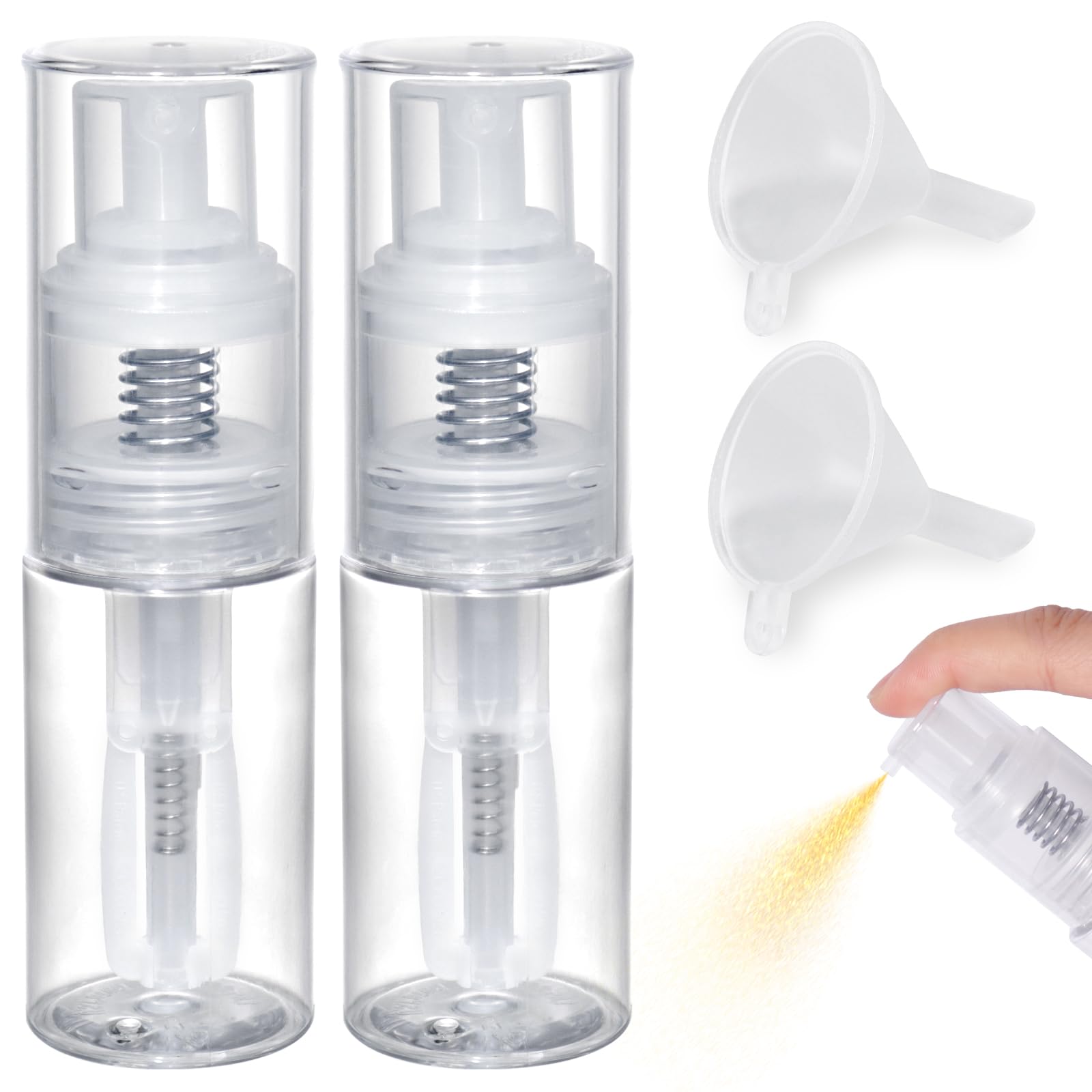 Amazon.com: Matio 2 Pcs Duster Sprayer with 2 Funnels, 35ml Round ...