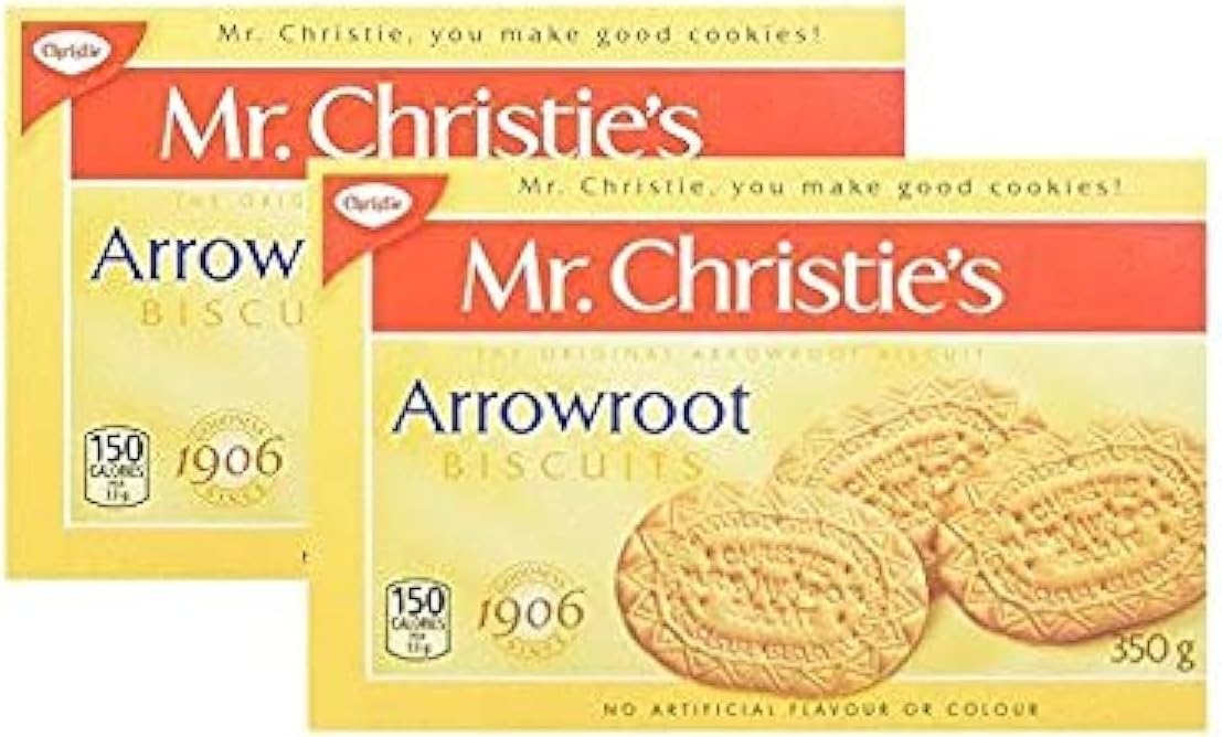 Amazon.com: (2 pack) Mr. Christie's Arrowroot Biscuit Cookies (2 boxes) : Grocery & Gourmet Food