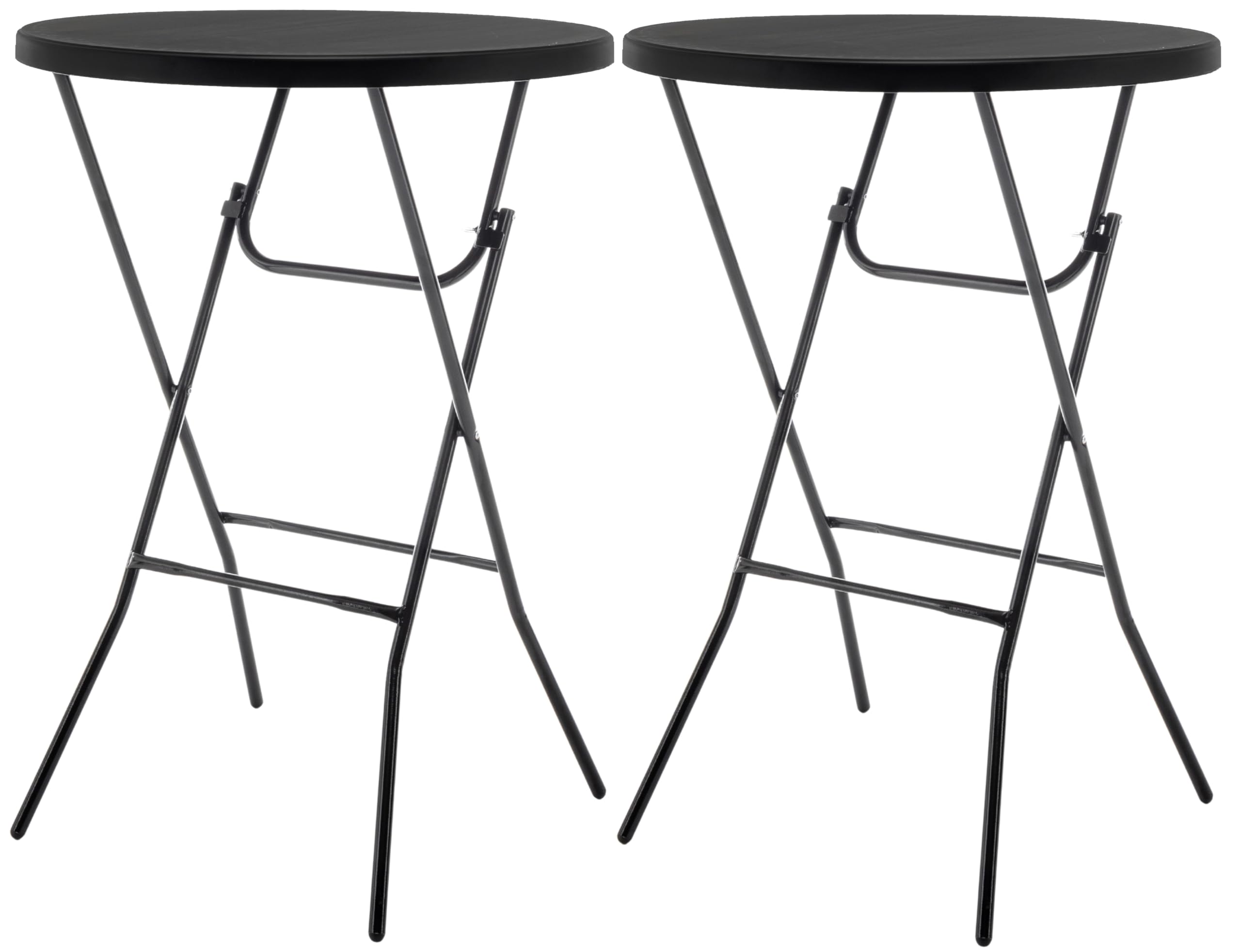 Amazon.com: BTEXPERT 32" Round 43" Bar High Top Folding Cocktail Table ...