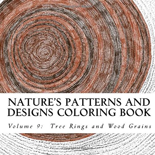 Amazon.com: Nature's Patterns and Designs Coloring Book: Tree Rings and ...