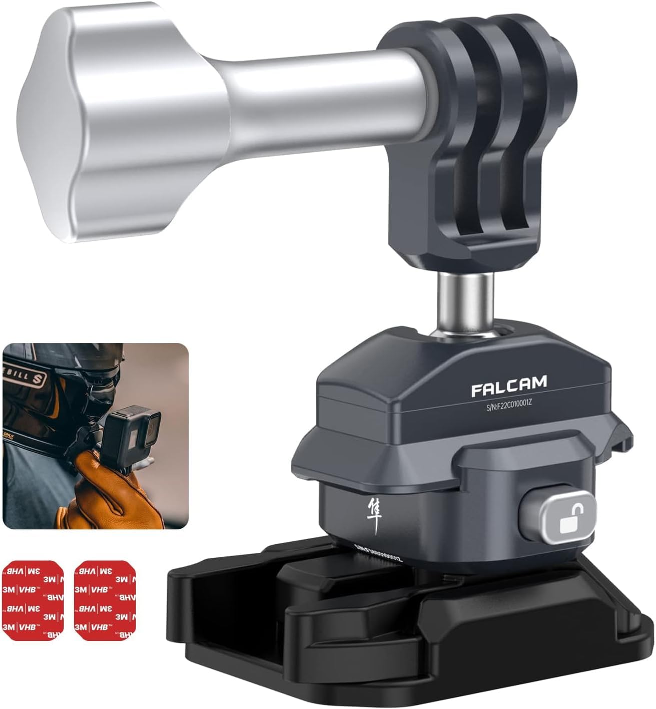 Falcam F22 Quick Release Kit - Convert Action Camera Interface to F22 ...