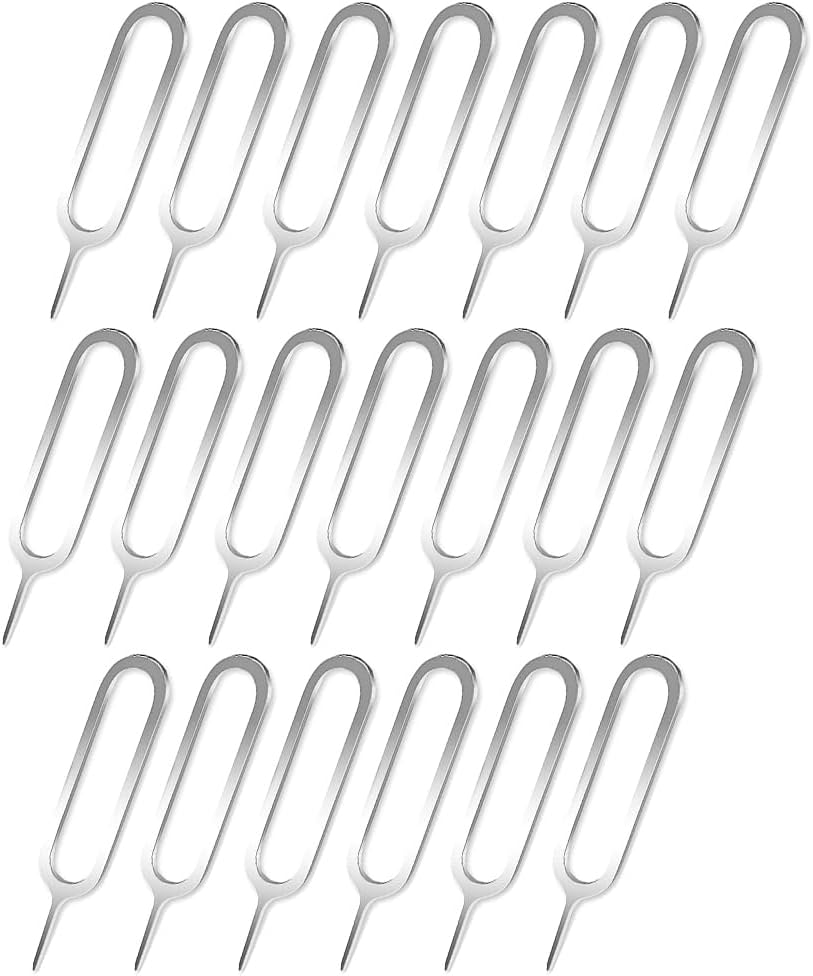 Amazon.com: 20 Pack Sim Card Tray Removal Tool Needle Opener Ejector ...