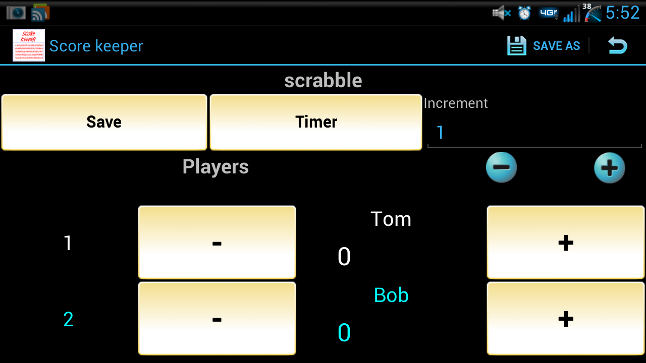 ScoreKeeper (Free) - App on Amazon Appstore