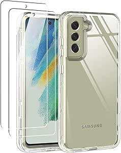 Amazon.com: KIOMY Clear Case for Samsung Galaxy S21 FE 5G Shockproof Bumper Protective Full Body ...