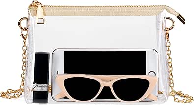 Amazon.com: HULISEN Clear Purses for Women Stadium Bag, Clear Crossbody ...