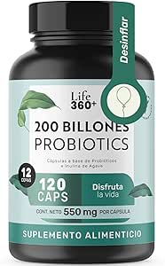 Life 360+ 200 BILLION PROBIOTICS | 120 Capsules | Probiotics ...