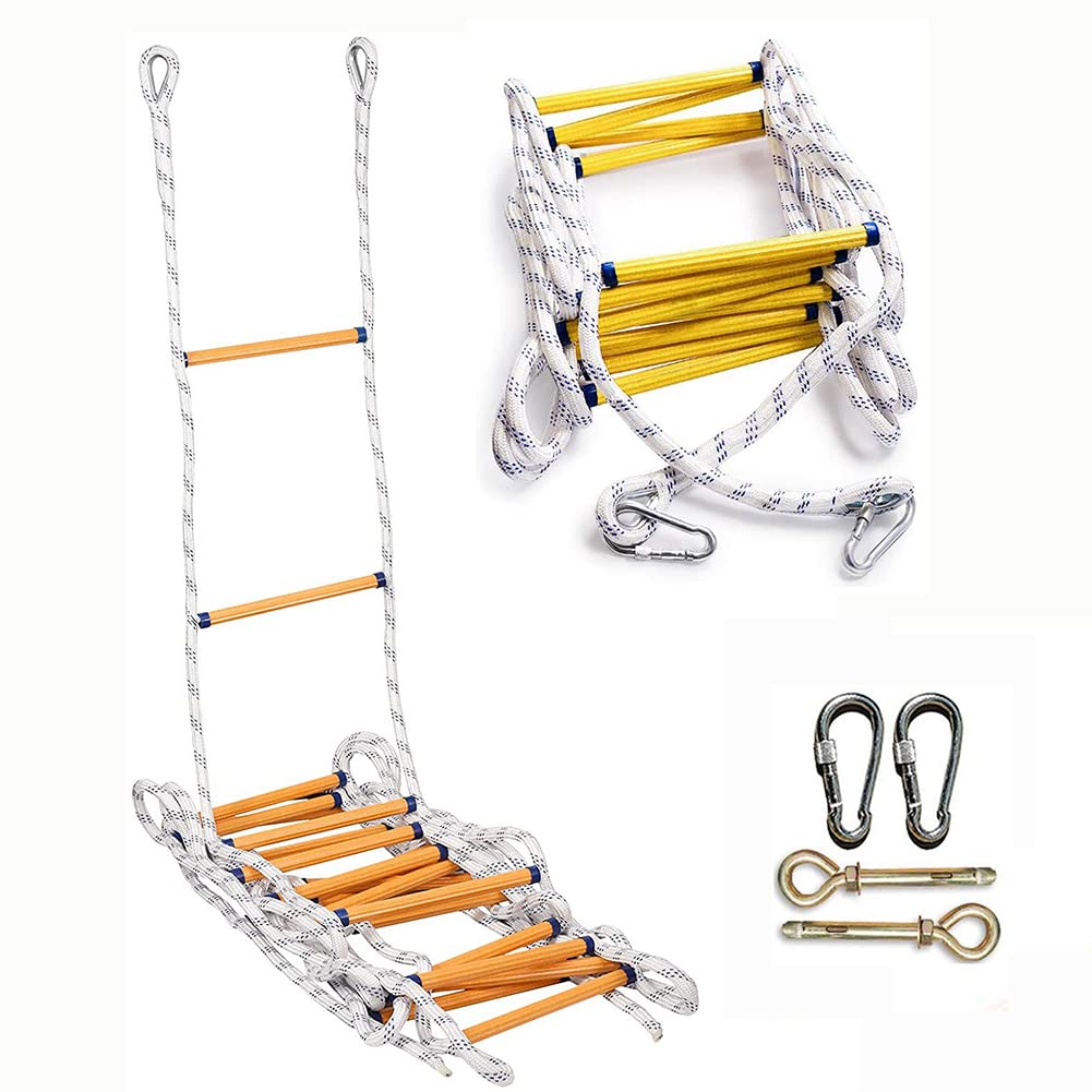Buy Adult Rope Ladder Fire Escape Safety Ladder 2/3/4 Storey Fire ...