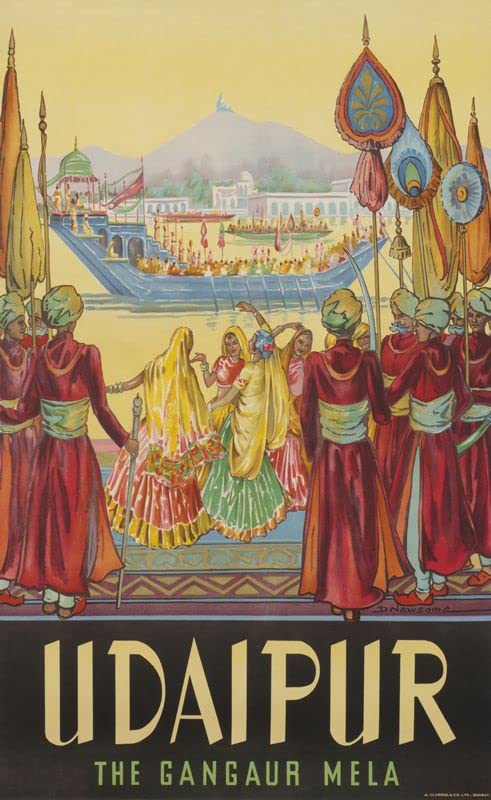 Buy Udaipur Poster Fridge Magnet - Royal Heritage Arts Online at Low ...