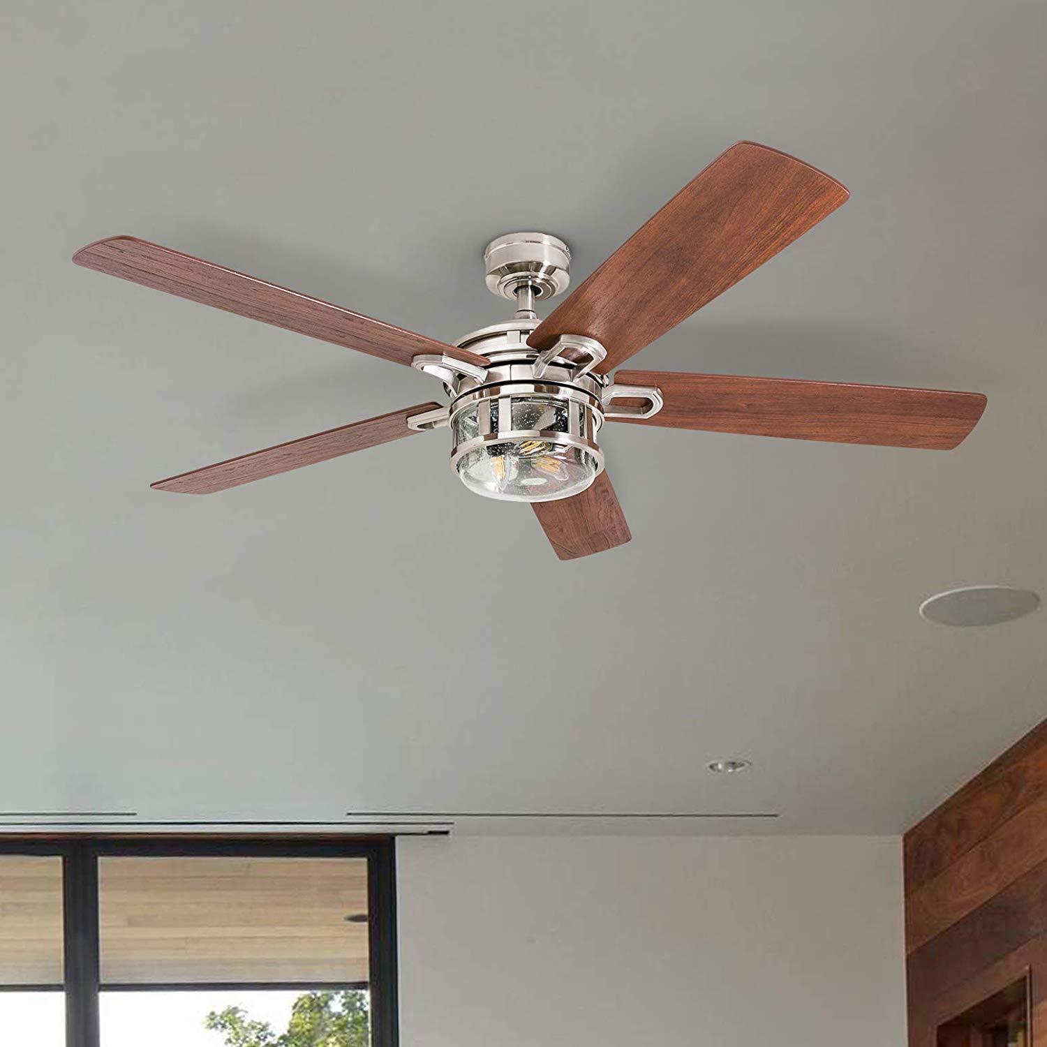 Honeywell Ceiling Fans Bonterra, 52 Inch Contemporary Indoor LED ...