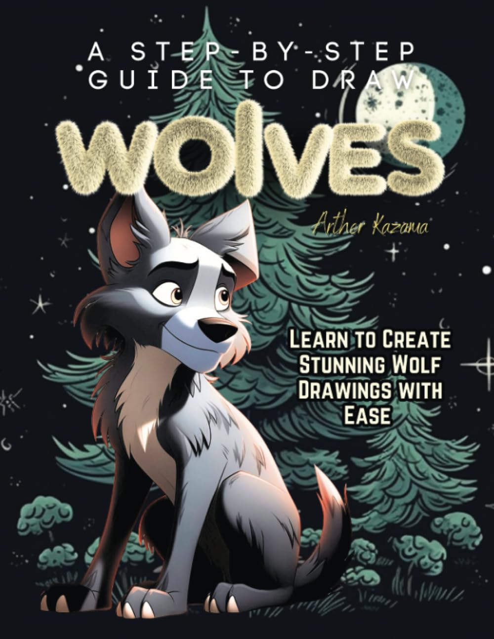 Amazon.com: A Step-by-Step Guide to Draw Wolves: Learn to Create ...
