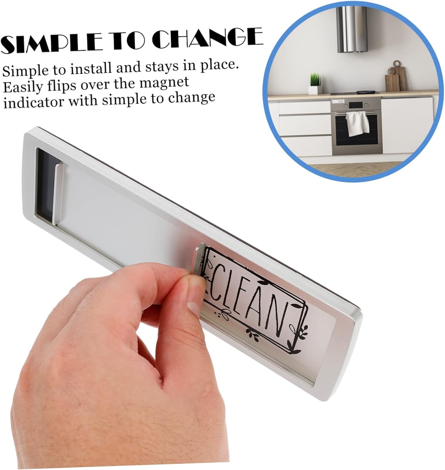 1pc Cleaning Logo Tile Refrigerator Magnets Magnetic Signs Dirty Fridge ...