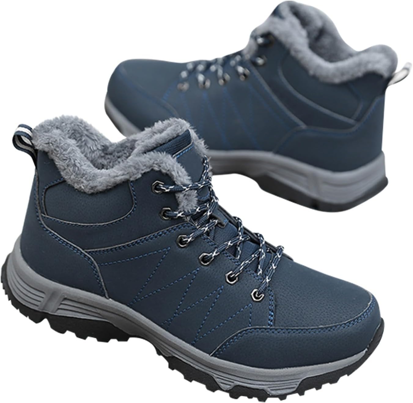 Scarpe da trekking invernali da uomo, invernali, da uomo, foderate ...