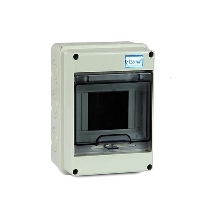 Buy 4Pole Pvc MCB box with Cover Weatherproof IP65 Rated Heavy Quality ...