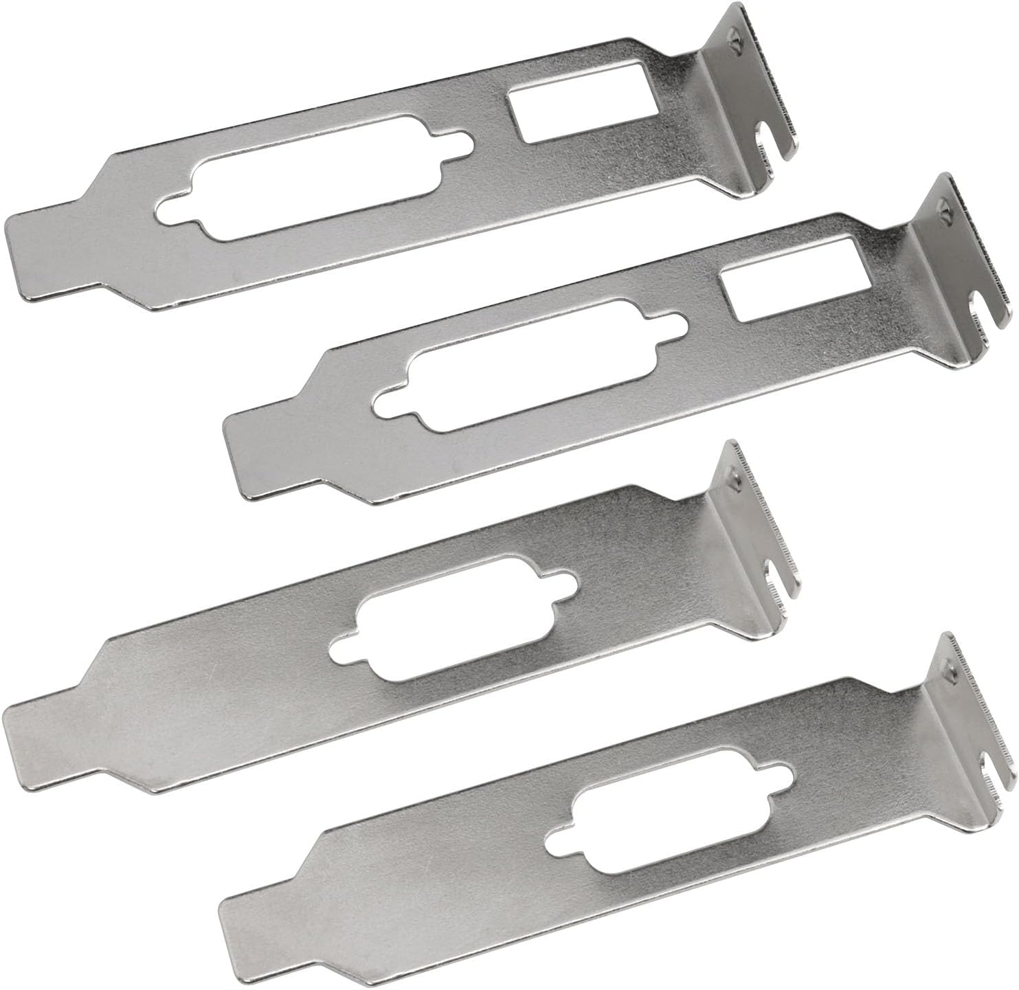 Amazon.com: Haidong-Low Profile Half Height Bracket Sliver Low Profile ...