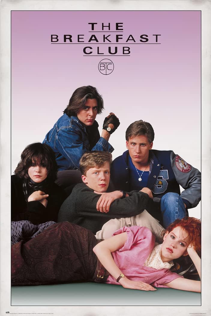 Amazon.com: The Breakfast Club - Movie Poster (Regular Style - Version ...