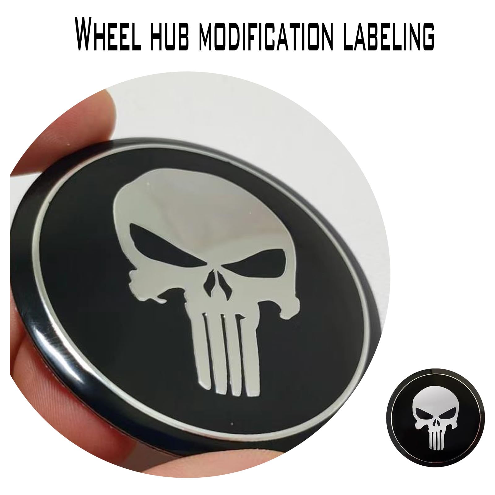 Snapklik.com : 1 Pack 4 Pcs Car Hub Center Cap Decal, Wheel Hub Center ...