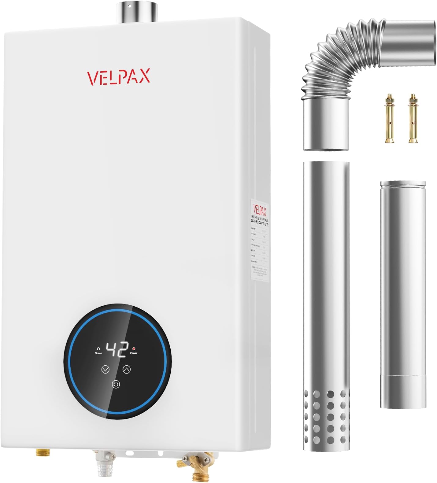 Propane Tankless Water Heater, 4.74GPM 18L Indoor,Constant propane ...