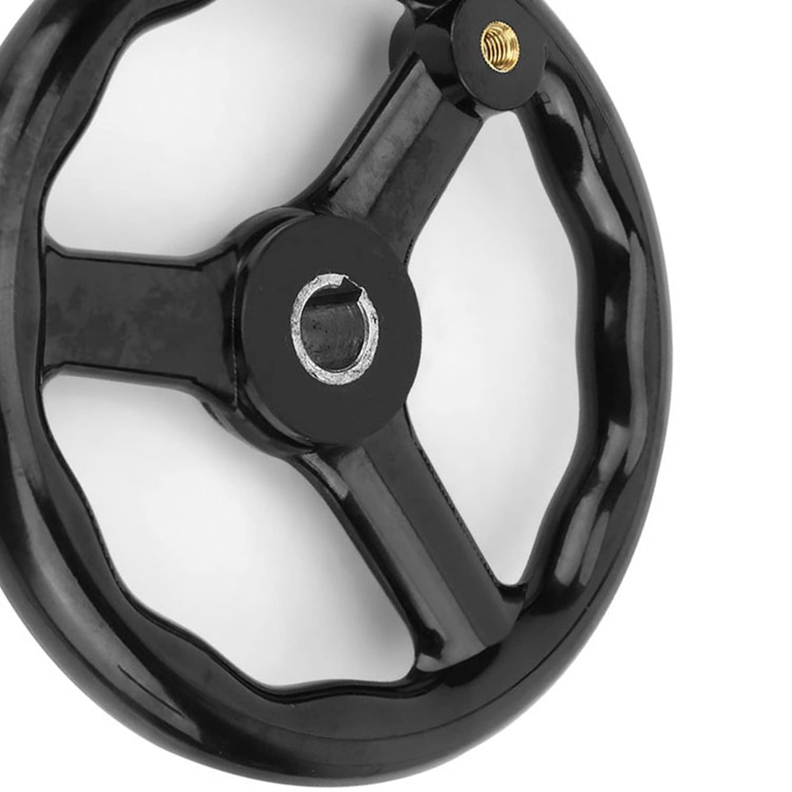 Bakelite Handwheel Sturdy Bakelite 3-Spoked Lathe Handwheel - 200mm ...
