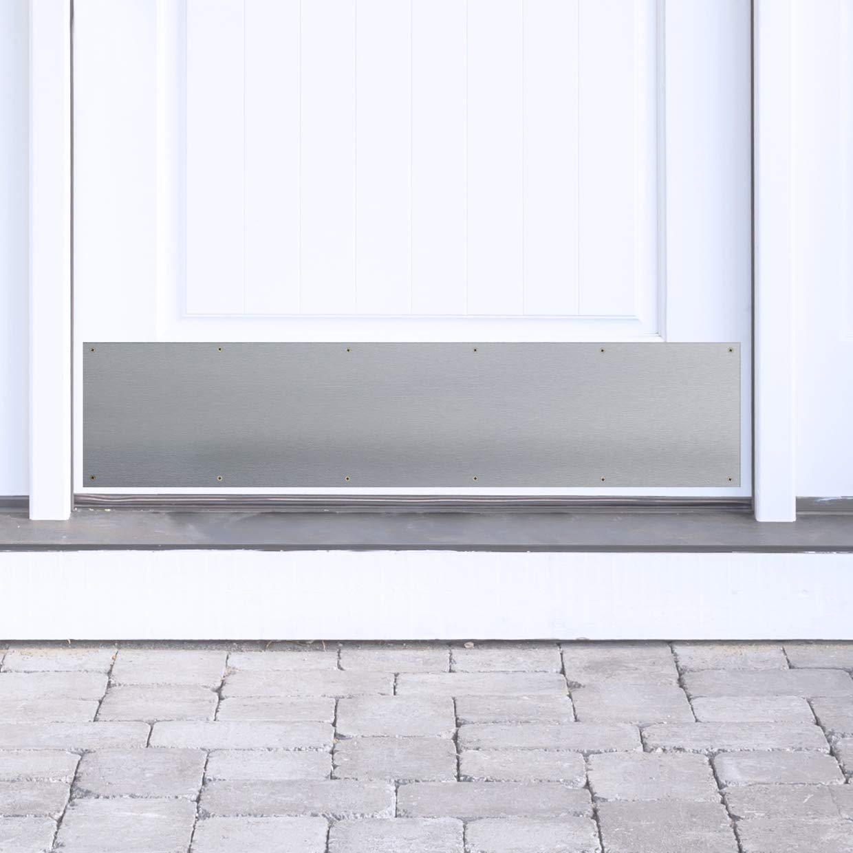 National Hardware Stainless Steel Kickplate for Front Doors, 8'x34 ...