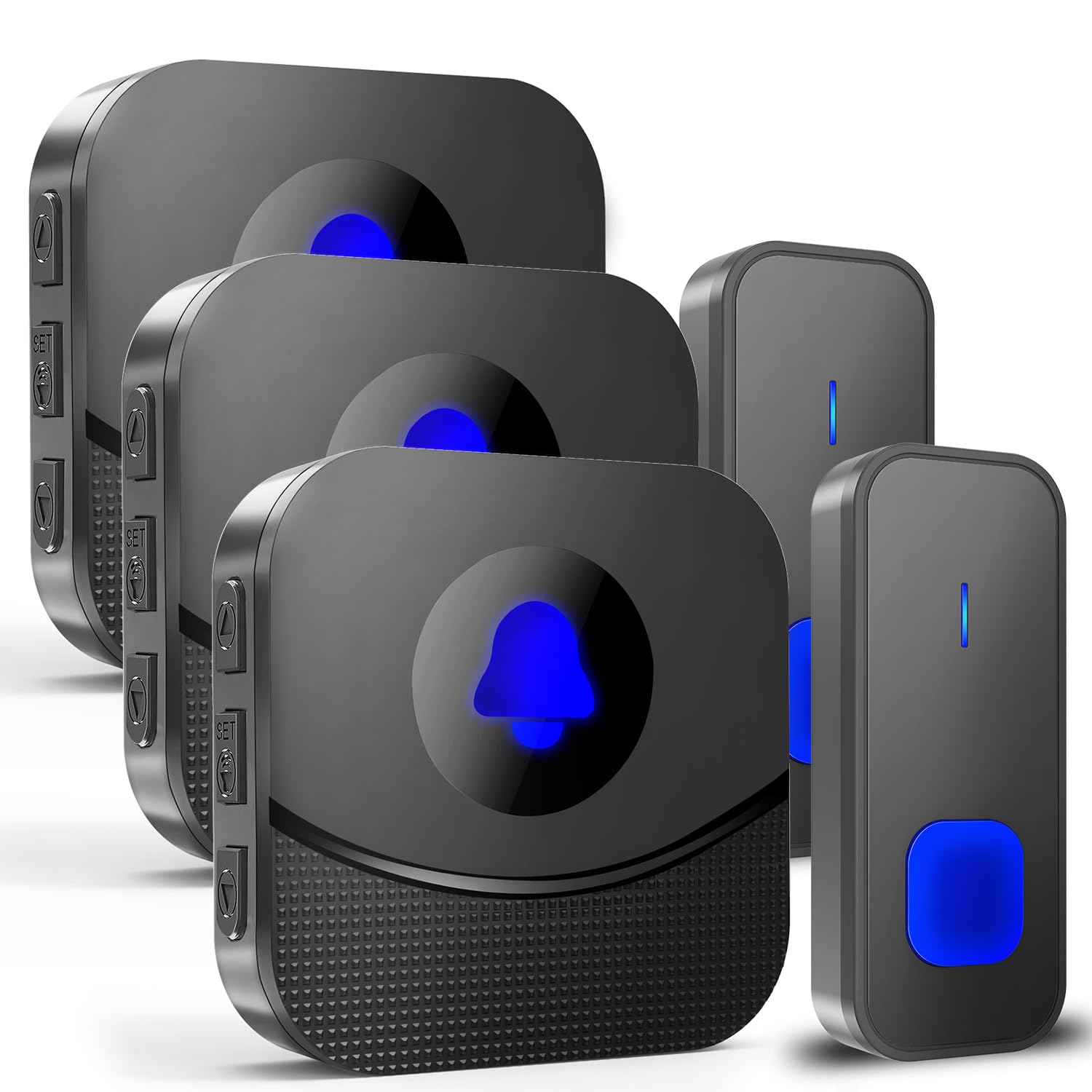 Snapklik.com : SURFOU Wireless Door Bell Easy Install Waterproof ...