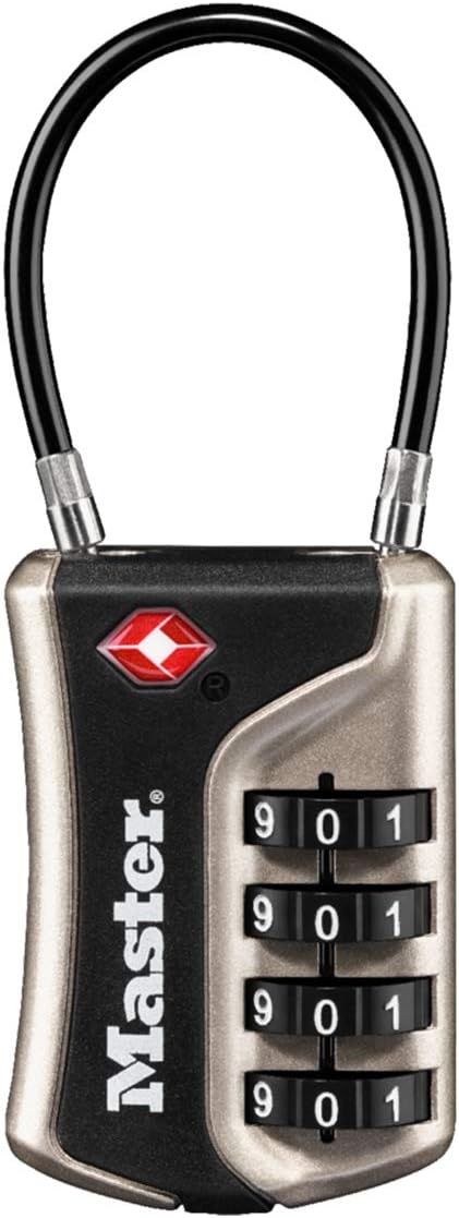 Master Lock 643DWD Padlock, Set Your Own Word Combination Lock, 1-9/16 ...