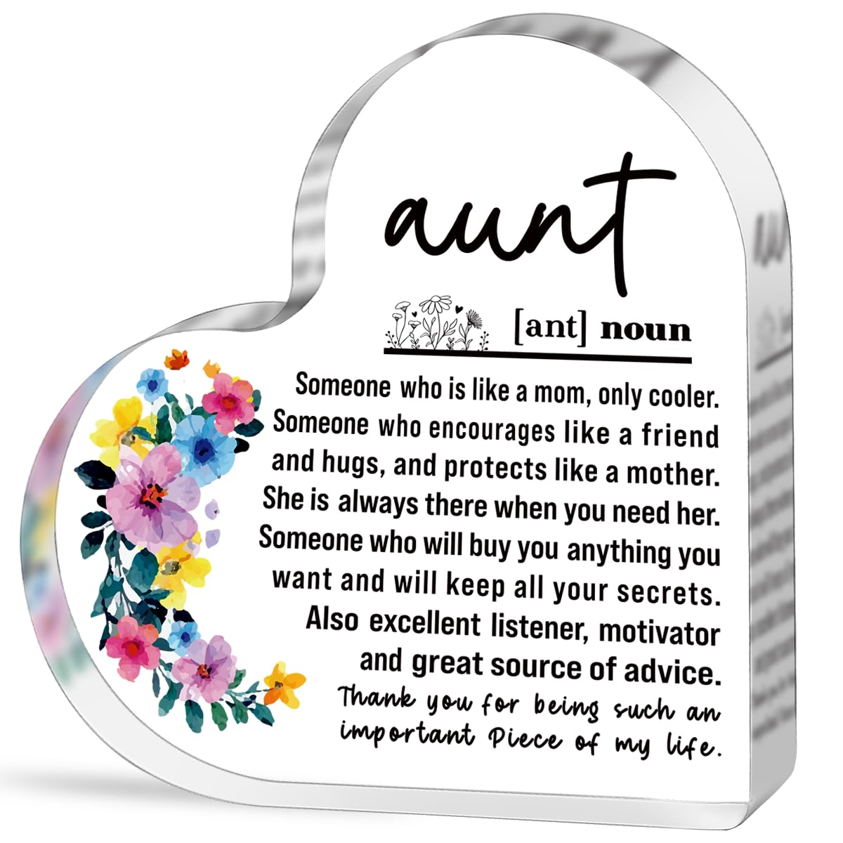Amazon.com: Aunt Gifts from Niece Birthday Christmas Gifts for Auntie ...